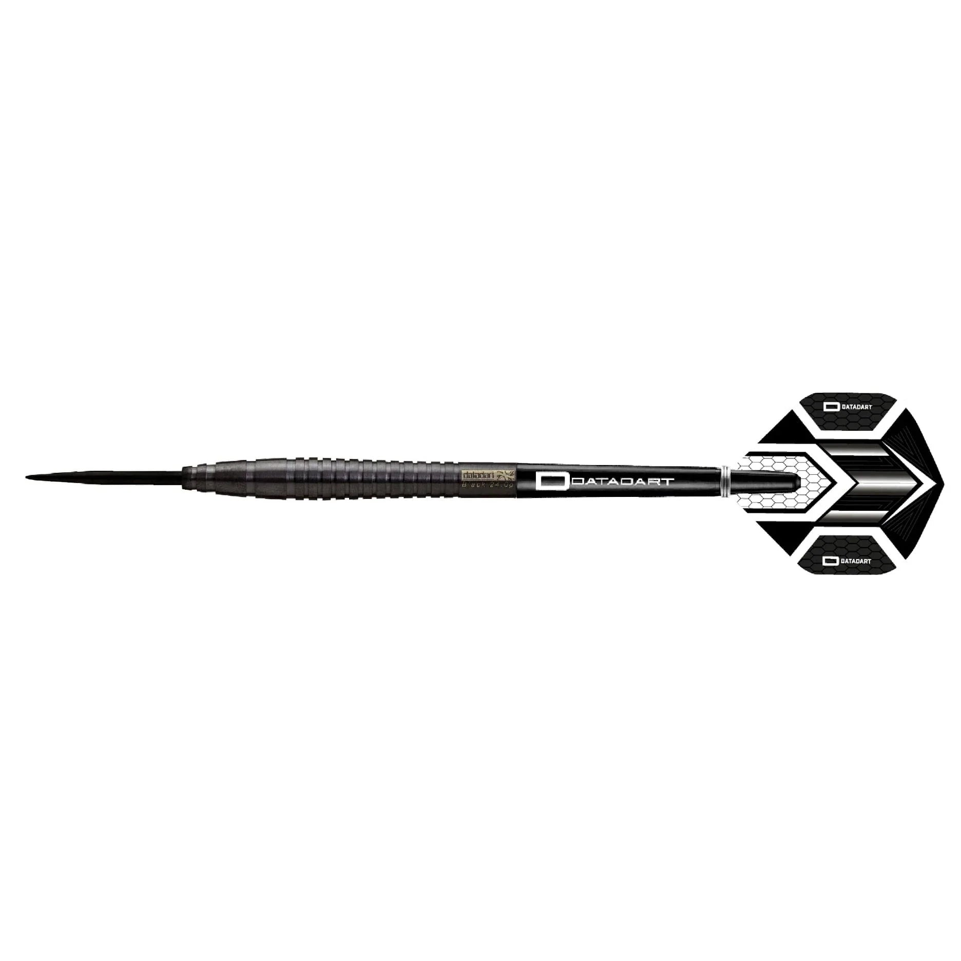Datadart Black Ringed 26g Steel Tip Darts – Sherwood Sport