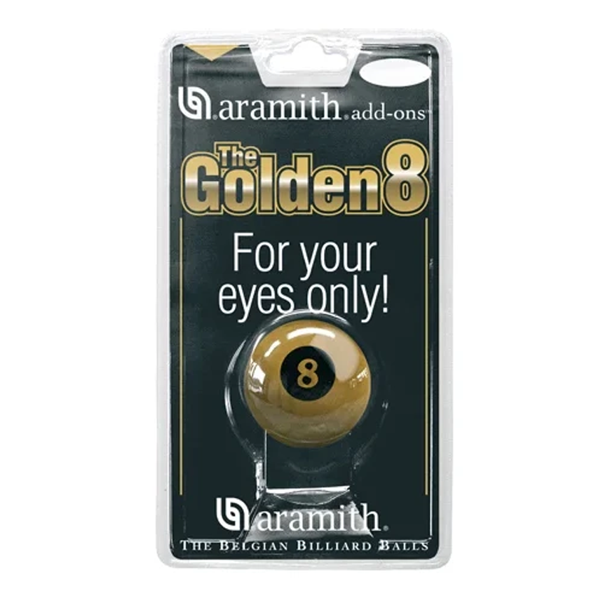 Aramith Golden 8 Ball – Sherwood Sport