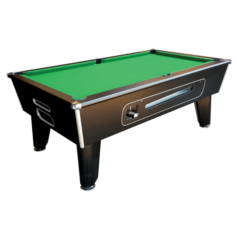 Blackball Elite Black Pool Table – Sherwood Sport
