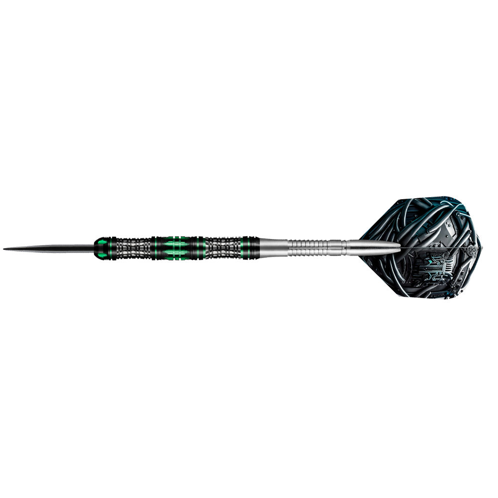 Shot AI Cyberpunk Steel Tip Dart Set-90% Tungsten Barrels 25g ...