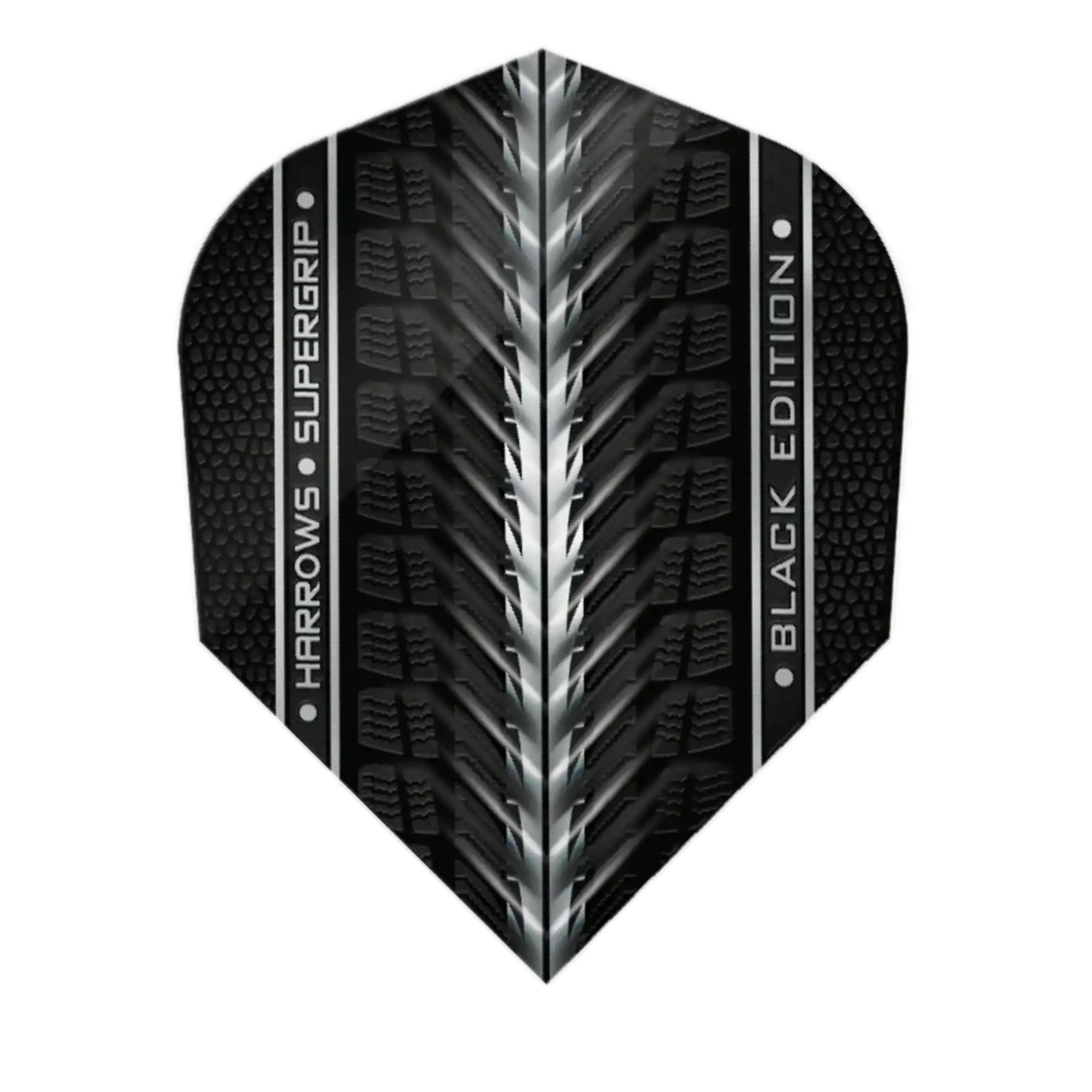 Harrows SUPERGRIP Black Edition Dart Flight – Sherwood Sport